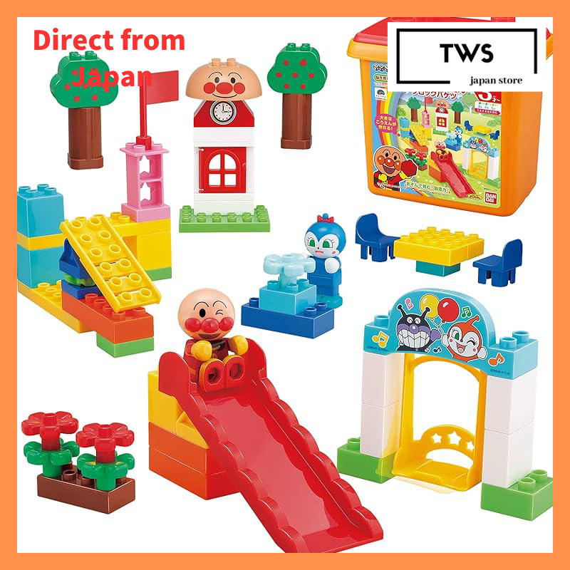 [Japan store] BlockLabo Anpanman Creative Building Block Set Bundle ...