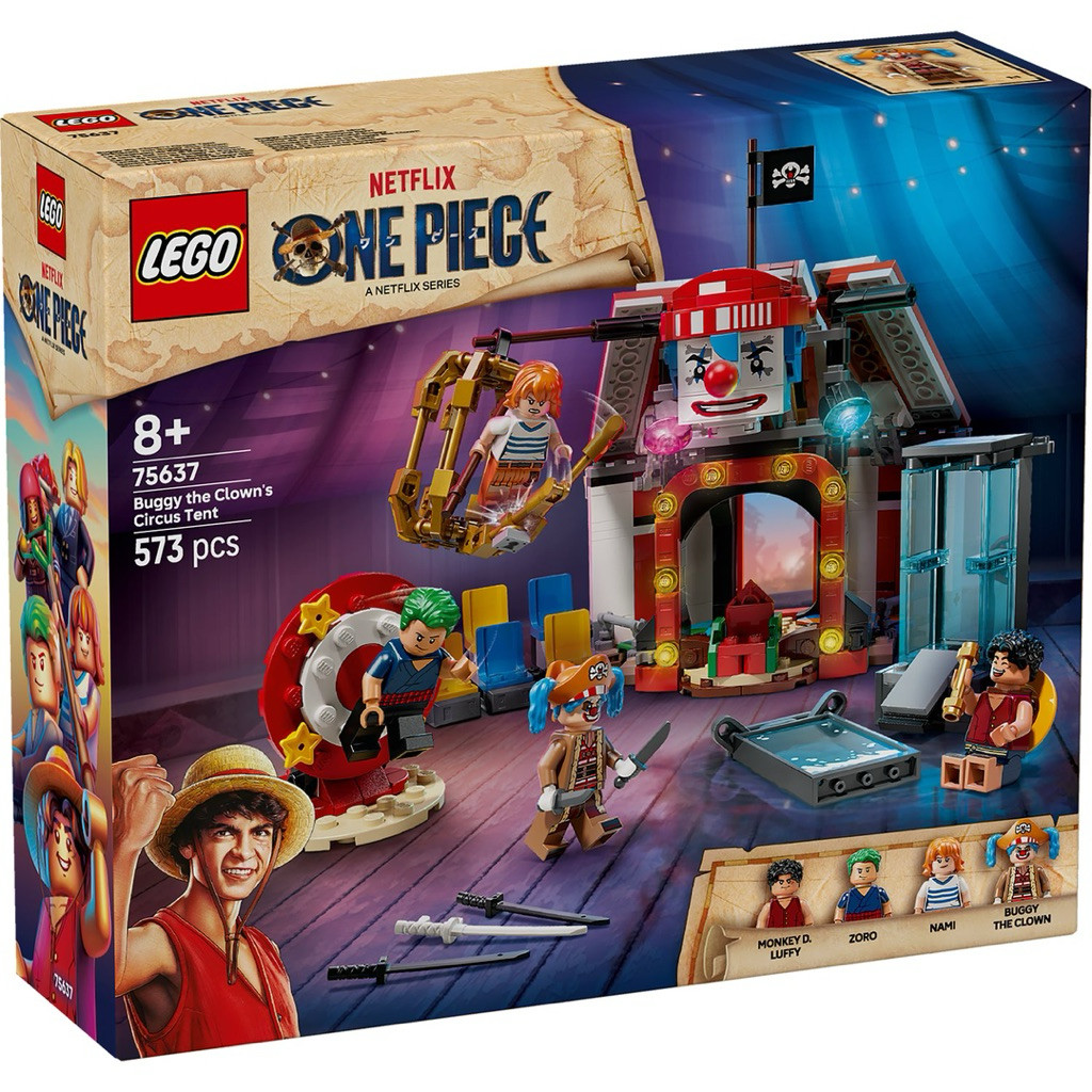 LEGO ONE PIECE 75637 Buggy the Clown’s Circus Tent Hut เลโก้ ของใหม่ ...