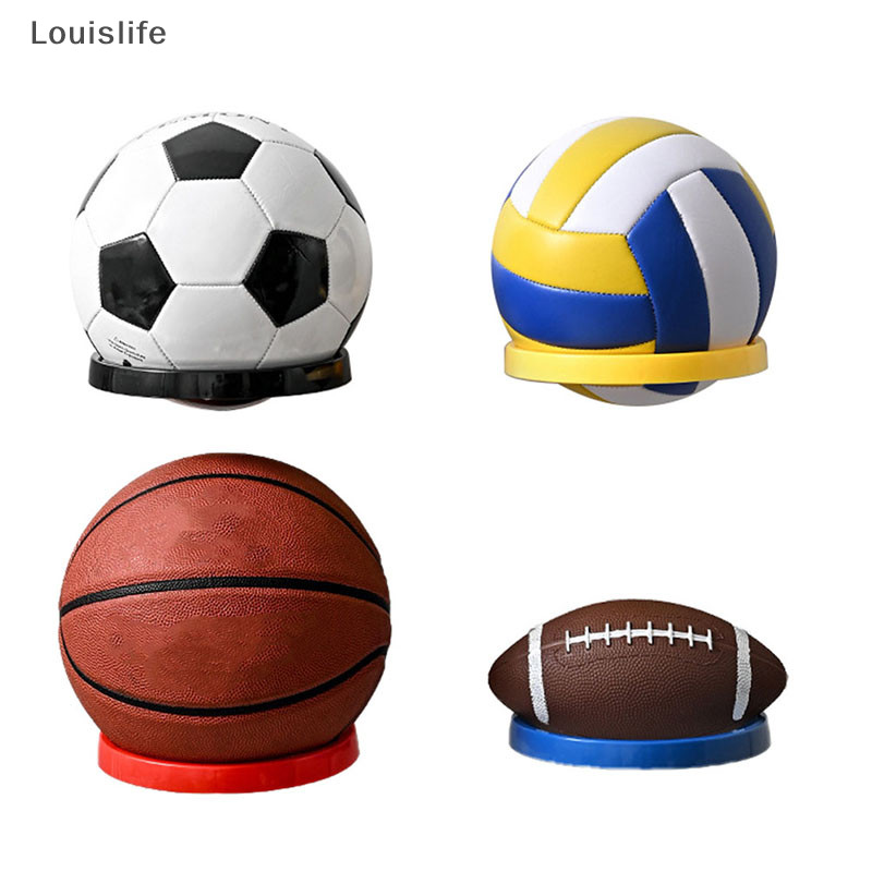 Llph ชั้นเก็บบาสเก็ตบอลแบบติดผนังพลาสติกฟุตบอลชั้นวางจอแสดงผลที่วางลูก ...