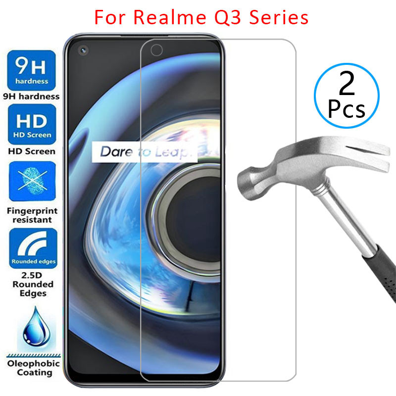 สําหรับ realme q3 pro q3i 5g นาฬิกาป้องกันหน้าจอกระจกชั่วคราวบน realmeq3 realmi q 3 i 3q q3pro ...