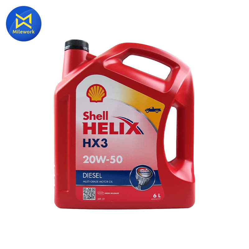 น้ำมันเครื่อง SHELL HELIX DIESEL HX3 (20W-50) 6L (100813860) | Shopee ...