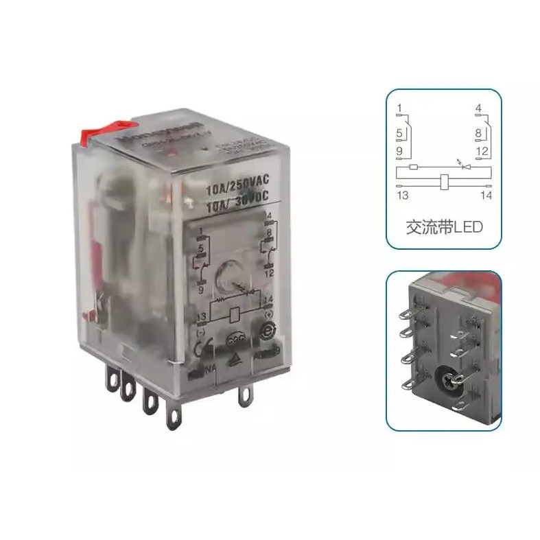 รีเลย์ระดับกลางของแท้ 10A 8-pin GRH-2C-DC24V GRH-2C-AC230V | Shopee ...