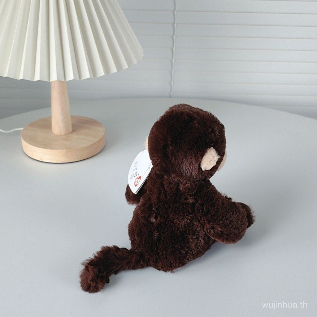 TY Brown Monkey Muqi ตุ๊กตาตุ๊กตาตุ๊กตาตุ๊กตาตุ๊กตาน่ารักตุ๊กตาของขวัญ ...