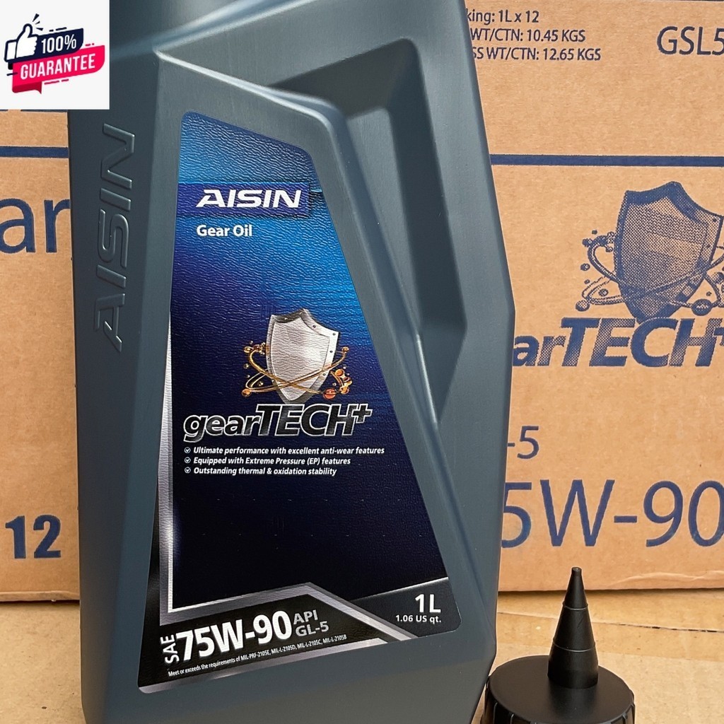น้ำมันเกียร์ สังเคราะห์ GL5 ไอซิน AISIN เกรด 75w90 1ลิตร | Shopee Thailand