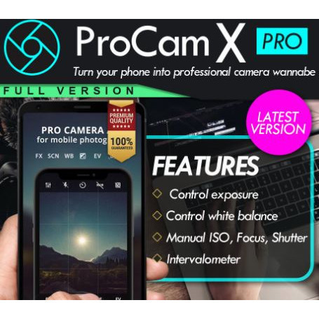 🤖ANDROID🤖 ProCam X (HD Camera Pro) v1.23 2023 🔥 Latest Updated 🔥 Full ...