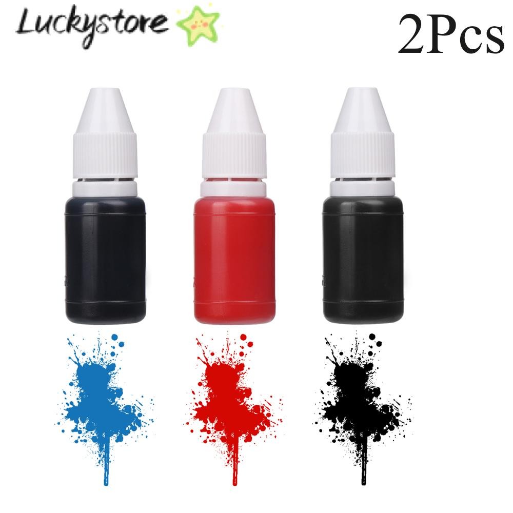 LUCKY 2Pcs 10ml Hot Photosensitive Seal Make Seal Stamping|Flash Refill ...