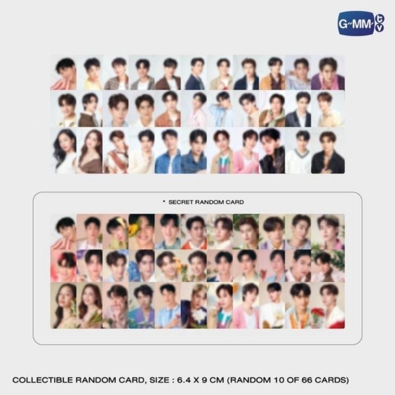 (พร้อมส่ง) GMMTV COLLECTIBLE RANDOM CARD GMMTV POP-UP STORE IN JAPAN | Shopee Thailand