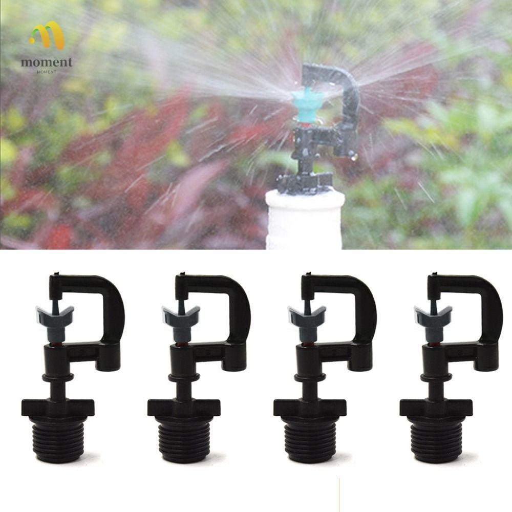 Moment 4pcs Mist Emitters, เรือนกระจกหยดชลประทาน Barb รดน้ําสปริงเกลอร์ ...