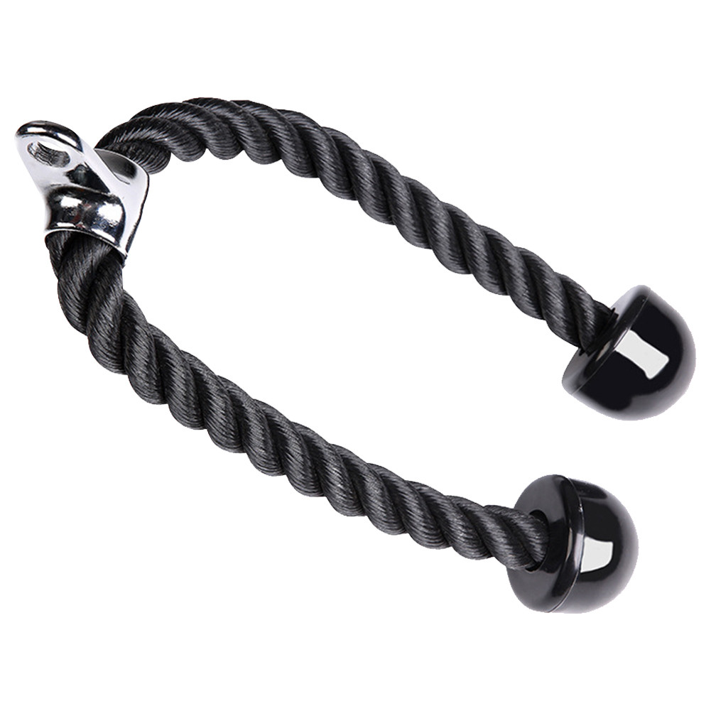 Tricep Rope Heavy Duty Nylon Pull Down Cable Machine Attachment for Gym ...