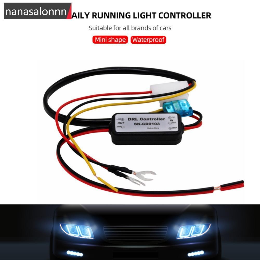 Nanasn| รถ LED DRL Controller Auto Daytime Running Light Relay Harness Dimmer เปิด/ปิดหมอกโคมไฟ ...