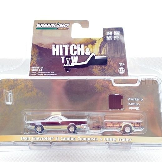 กล่องโมเดลรถ GreenLight GreenLight 1: 64 1984 Chevrolet Elca Minnow รถ ...