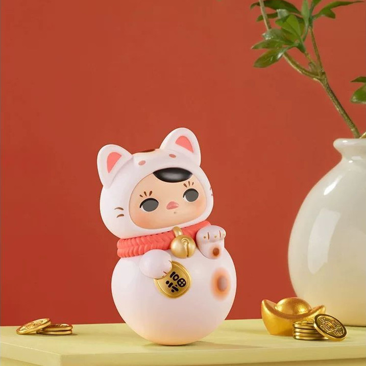 [ของแท้] popmart pucky Roly Poly Kitty Series Secret Hidden FIGURE ...
