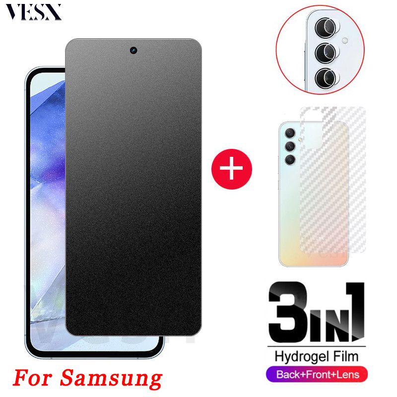 ฟิล์มกระจกด้าน ใช้สำหรับ ช่วยลดรอยนิ้วมือ Samsung ss Galaxy A55 A54 A53 ...