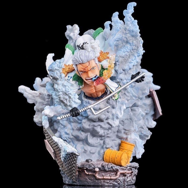 One Piece รูป Smog Admiral Navy รูปปั้นเครื่องประดับชนิดบรรจุกล่อง ...