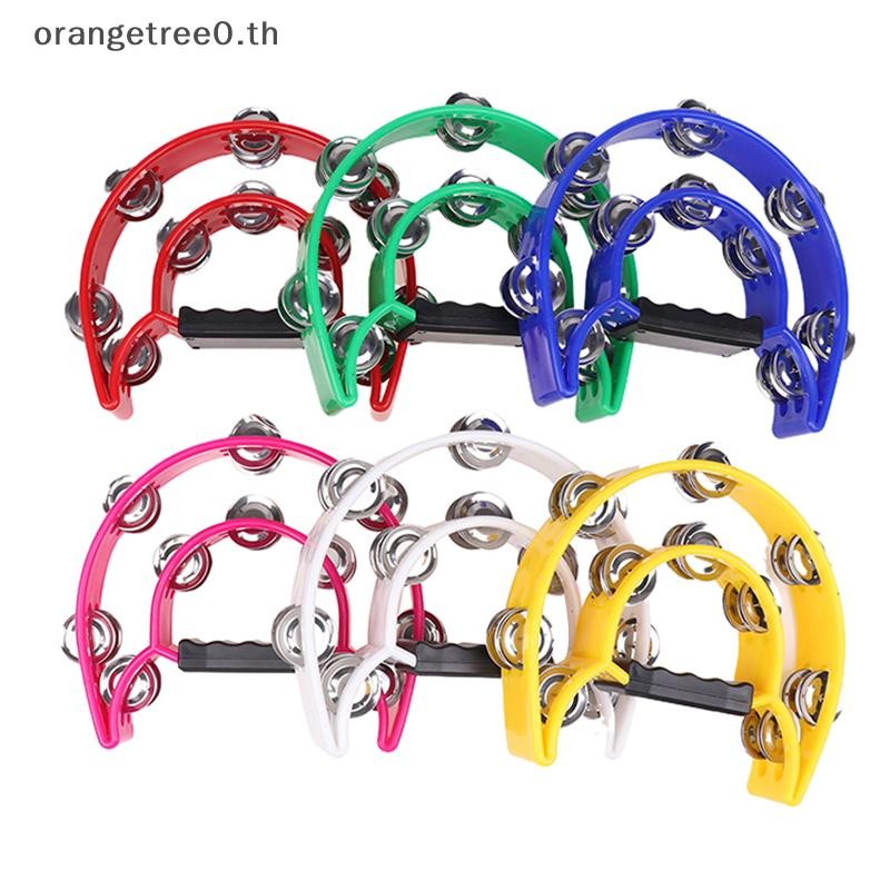 หรือกระดิ่งมือคู่แถว Rattle Orff Tambourine Double Layer Hand Bell กลอง ...