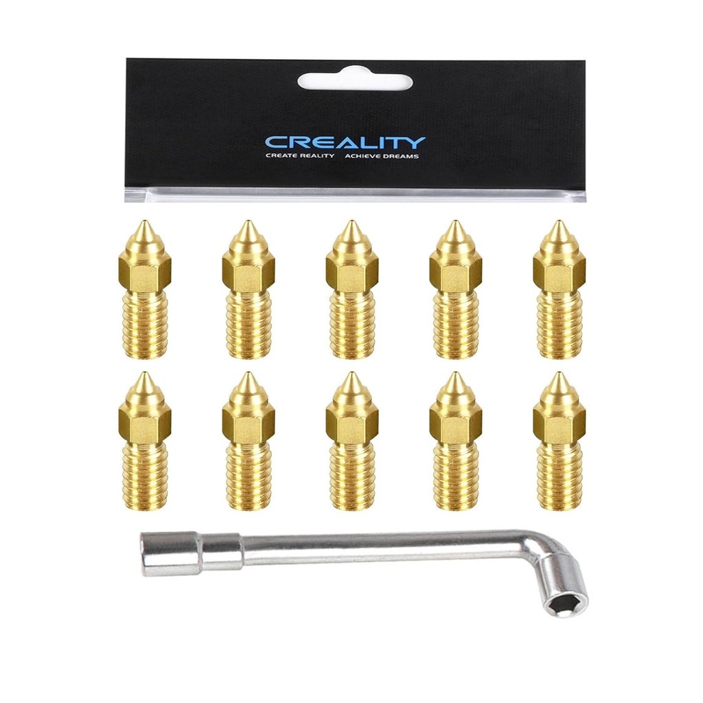 Original Ender 3 V3 SE Brass Nozzle Kit, High-Speed Brass Nozzles for ...