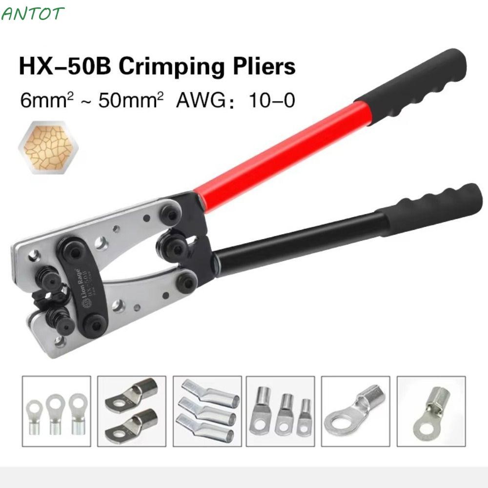 ANTOT HX-50B คีม,สายแบตเตอรี่ Lug สาย Multitool Crimping คีม ...