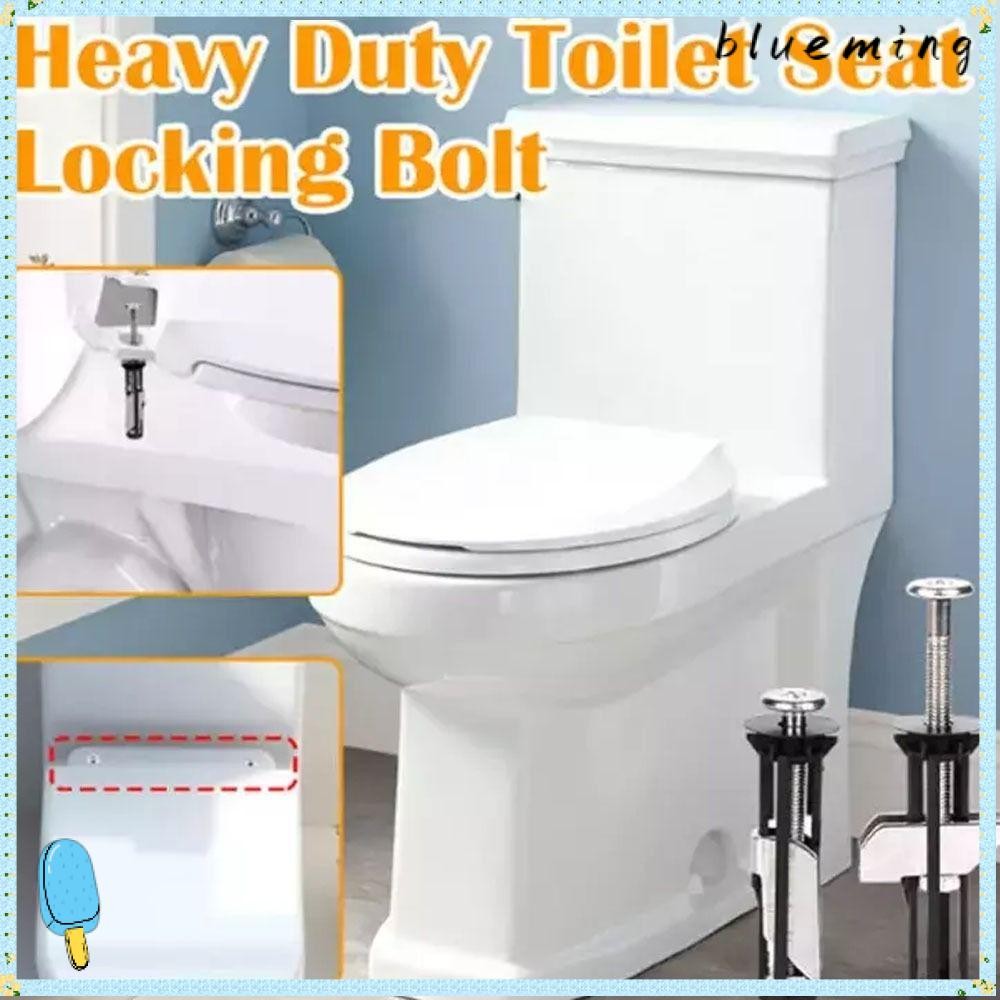 BLUEMING 2 ชิ้นที่นั่งชักโครก Fastener Bolt Kit, สแตนเลส Universal ที่นั่งชักโครกสลักเกลียว, ทน ...