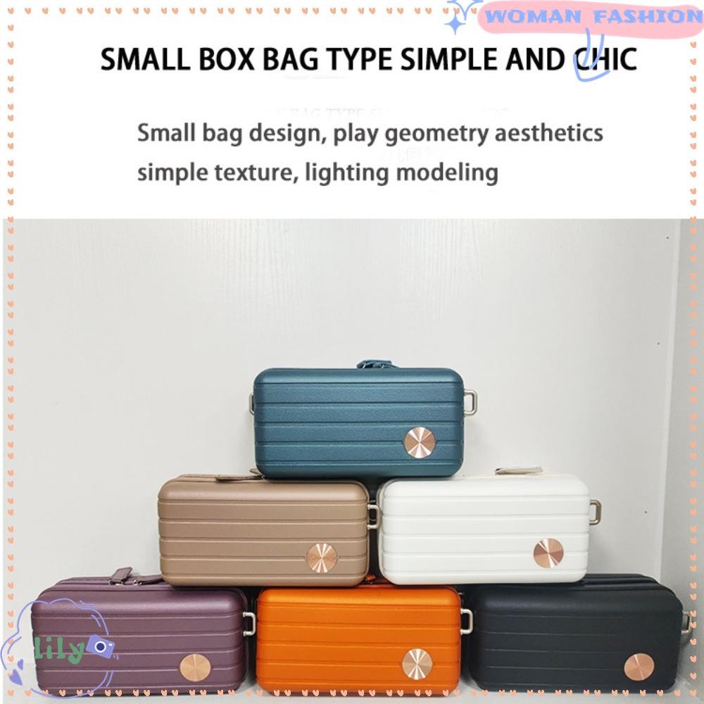 Lily Hard Shell Crossbody Bag ขนาดใหญ่ความจุมาก พกพาสะดวก กันน้ำ เหมาะ ...
