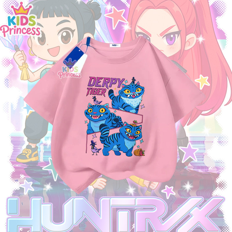 COD (จัดส่งตลอด 24 ชั่วโมง) Kpop Demon Hunters ผ้าฝ้าย 100% เสื้อเชิ้ต ...