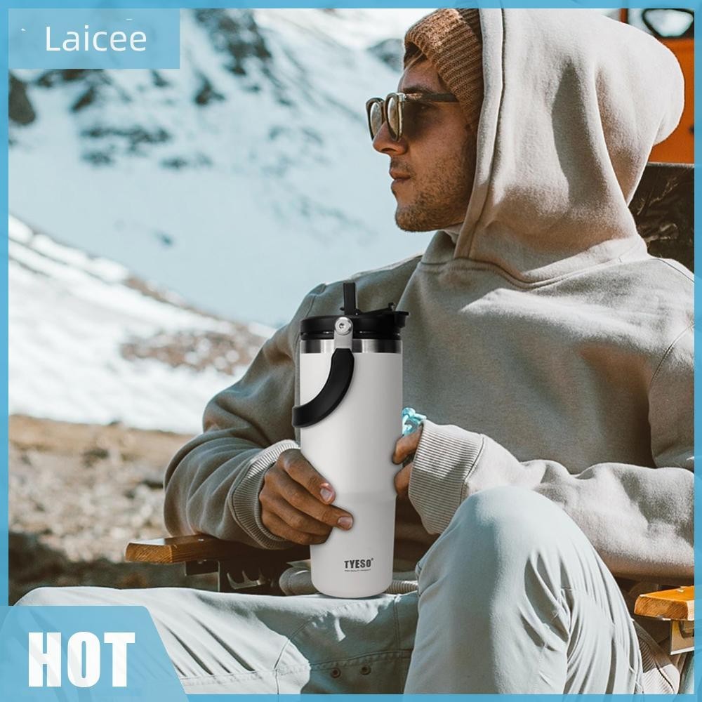 [Laicee.th] ถ้วยกาแฟสแตนเลส 900ML แก้วเดินทางเย็นและร้อนฉนวนกันความร้อนสองชั้น | Shopee Thailand