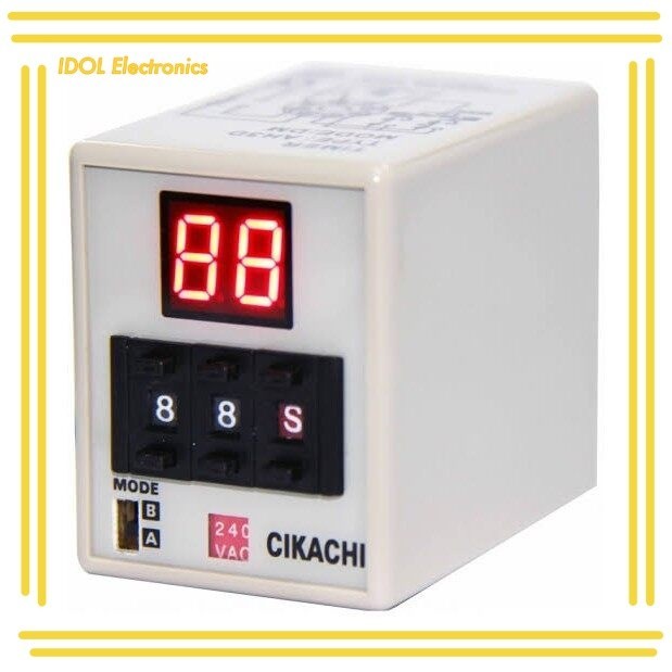 ราคาถูก! Timer ไทม์เมอร์ CIKACHI AH3D-DM 220V 24VDC 380V ส่งทุกวัน ทัก ...