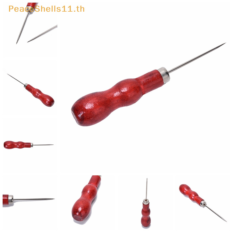 Peaceshells 1 PC หนังหัตถกรรมผ้า Maker เย็บ Overstitch Awl เครื่องมือ ...
