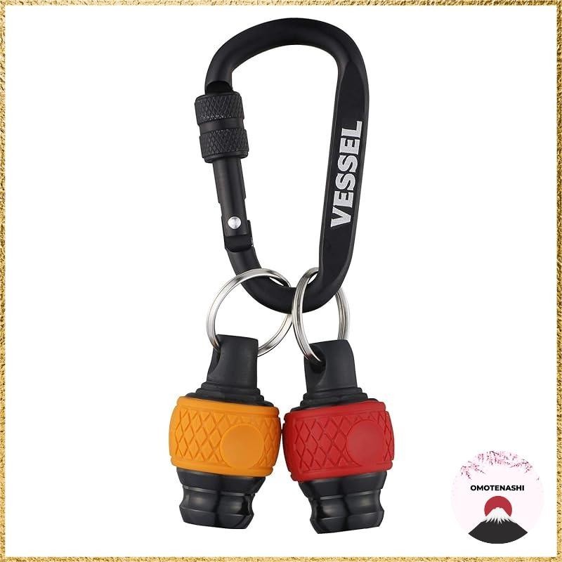 VESSEL Ball Grip Quick Catcher 2-Piece Set (Red Yellow) Bit Holder QB ...