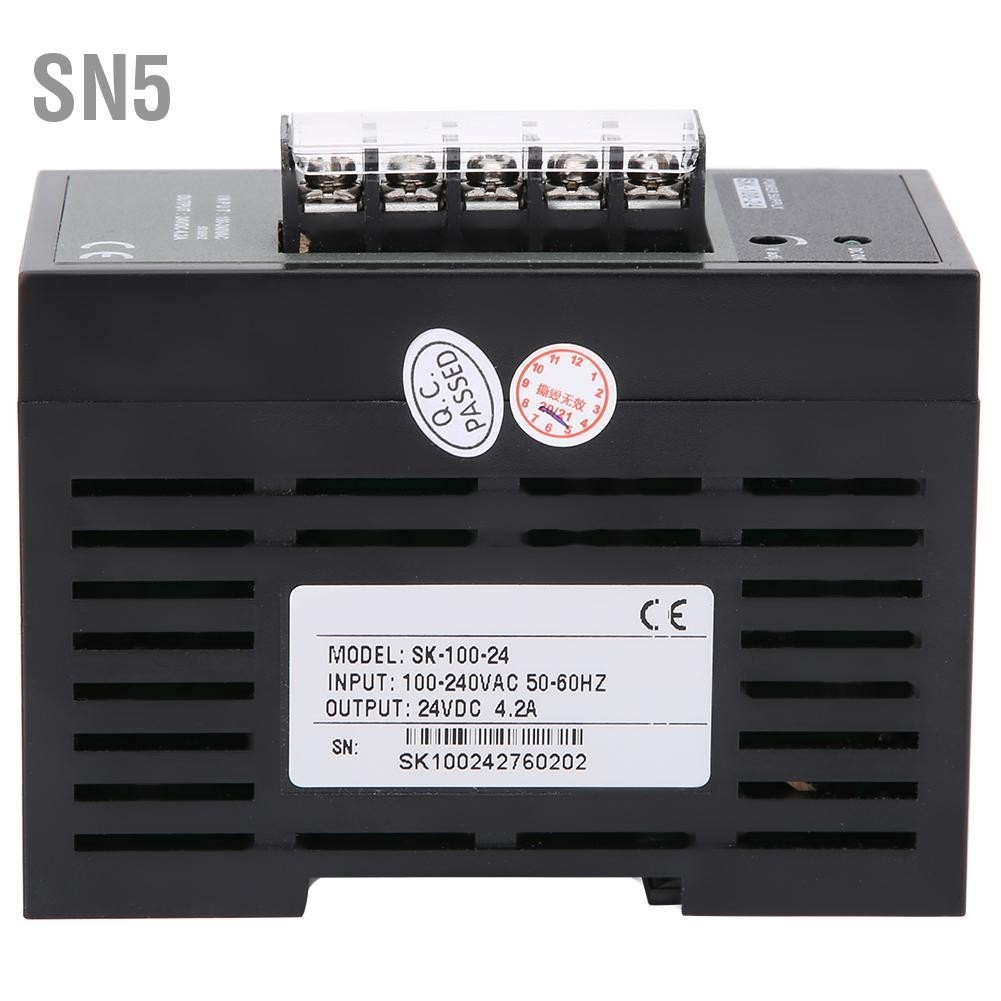 SN5 รางจ่ายไฟแบบสวิตช์ Din สวิตช์ปรับได้เกรดอุตสาหกรรม SK-100-24 100-240VAC | Shopee Thailand