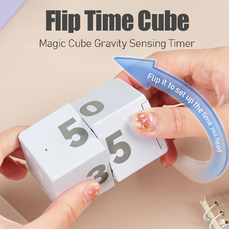 ชาร์จ USB Timer Flip Cube 10 Preset ครั้งโต๊ะ Productivity Timer ...