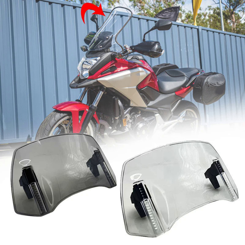 Mg NC750X NC700X Motorcycle Windshield Extension Adjustable Spoiler ...