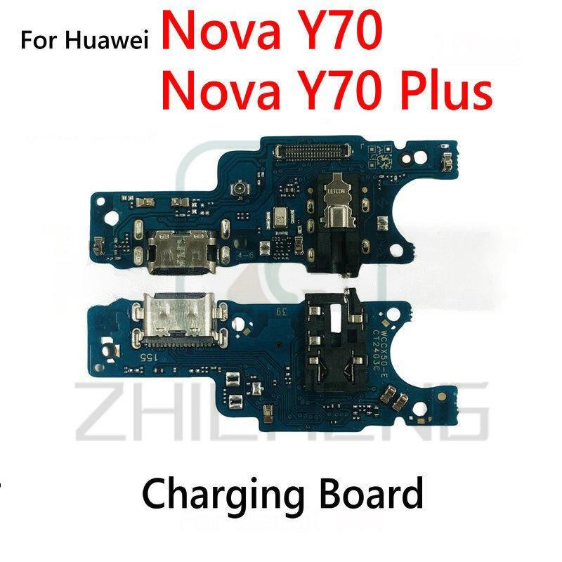 สําหรับ Huawei Nova Y70 Y70plus แท่นชาร์จ USB พอร์ตตัวเชื่อมต่อสายเคเบิล Flex | Shopee Thailand
