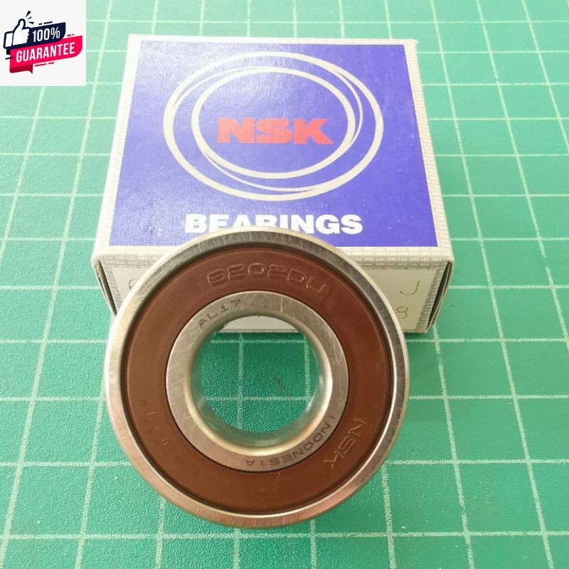 ลูกปืนถ้วยคลัทช์ NB411 RBC411 ยี่ห้อ NSK 6202 DD ฝายาง NSK แท้ คุณภาพญี่ปุ่น ลูกปืน 411 priceต่อ ...