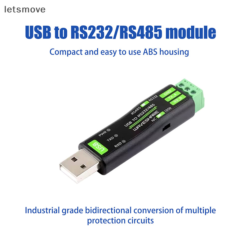 [letsmove] Usb To RS232/485 Universal Serial Communication Converter FT232RNL Chip Solution [TH ...