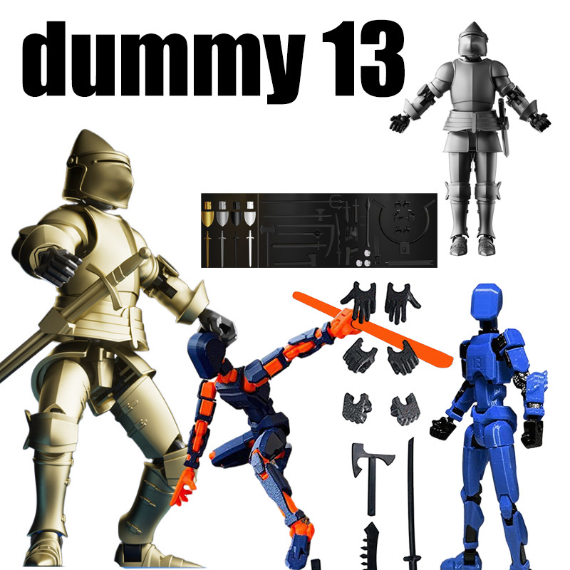 3d เครื่องพิมพ์ Lucky ตุ๊กตา 13 Joint Movable Dummy 13 Action Figure ...