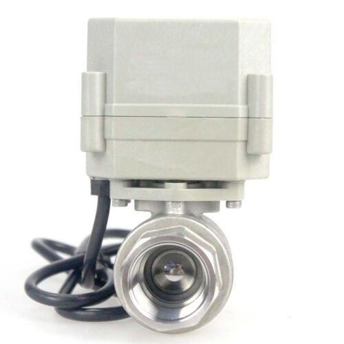 3/4" 110V 120V-220VAC Stainless Steel Motorized Electric Ball Valve N/C ...