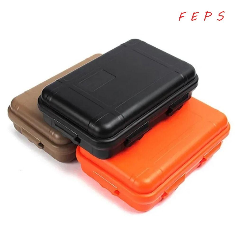 กล่อง FEPS 1 ชิ้น, กล่องเก็บของสําหรับเดินทางปิดผนึกพลาสติก, ภาชนะแคมป์ปิ้งกันน้ํากลางแจ้งขนาด S ...