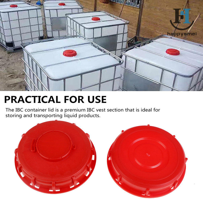 [GA] Red IBC Lid Water Liquid Storage IBC Fitg Plastic Cover Cap ...