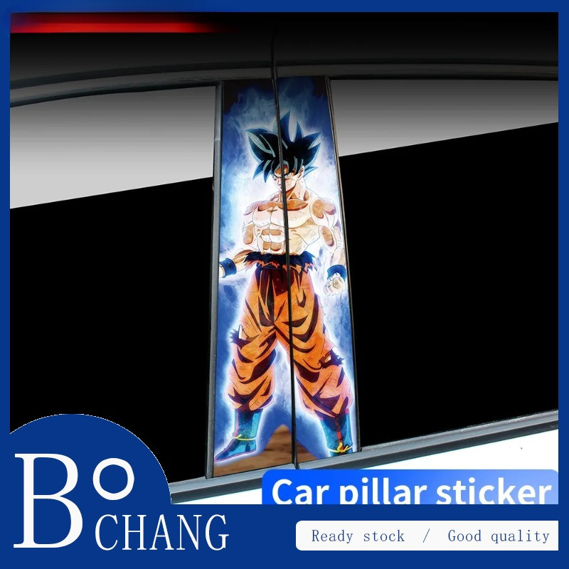 อะนิเมะ GOKU สติกเกอร์รถ Auto B-Pillar ครีมกันแดดกันน้ําตกแต่งรอยขีด ...