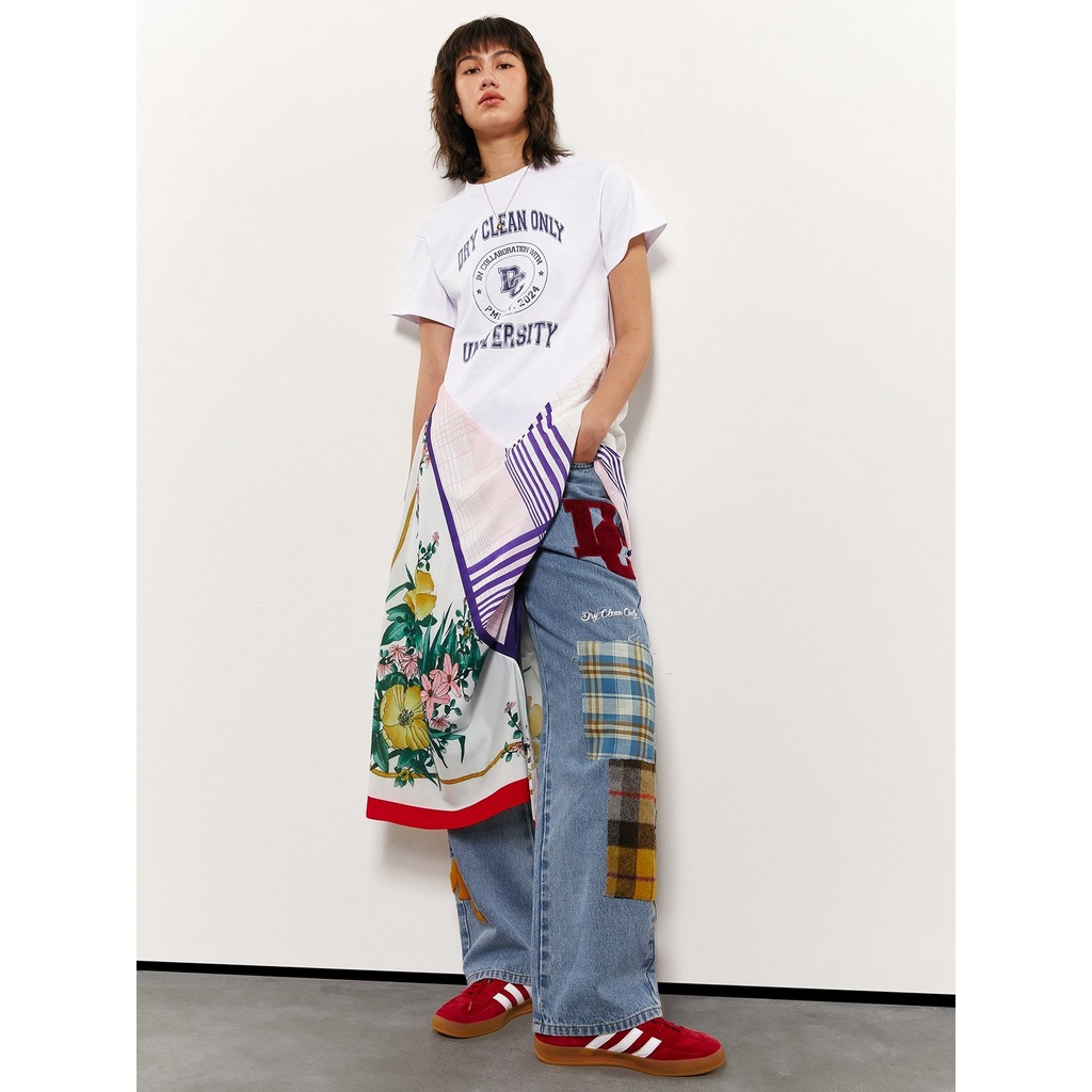 Pomelo. x Dry Clean Only เชิ้ตเดรสยาวพิมพ์ลายสุดแหวกแนว / Pomelo. x Dry ...