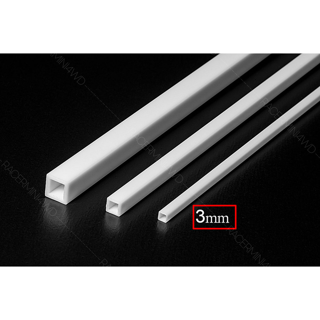 TAMIYA 70261 3mm Square Tube Plastic Beams (5pcs.) แท่งพลาสติกทามิย่า ...