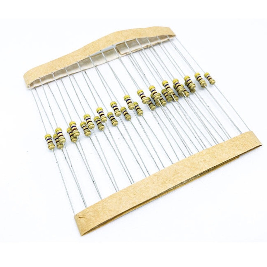 ตัวต้านทาน 470 โอห์ม 10,30,50,100 ตัว Resistor 470 Ohm x10 x30 x50 x100 ...