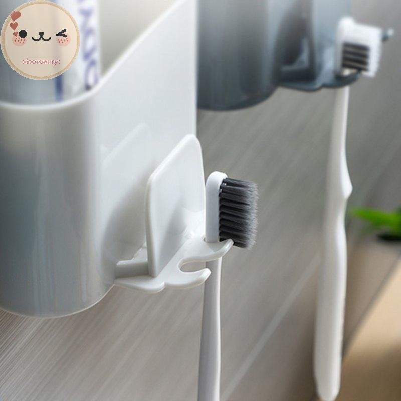 Chee ที่ใส่แปรงสีฟัน Punch-free เครื่องโกนหนวดติดผนังยาสีฟันน้ํายาบ้วน ...