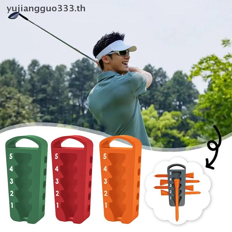 Precision Golf Tee แท่นวางทีกอล์ฟปรับระดับได้แบบพกพา 3D พิมพ์ Tee ...