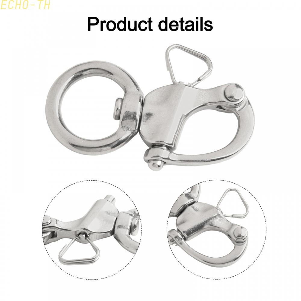 【ECHO】Reliable 2 5 Inch Quick Release Snaps Shackles for Marine Environments【Echo-baby】 | Shopee ...