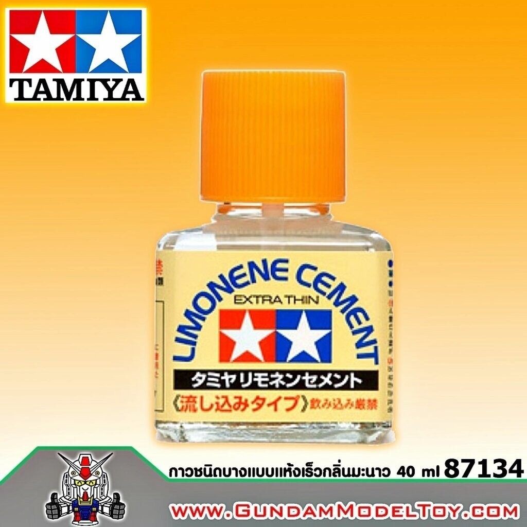 TAMIYA EXTRA THIN LIMONENE CEMENT กาวฝาเขียวชนิดบางพิเศษแบบแห้งเร็ว ...