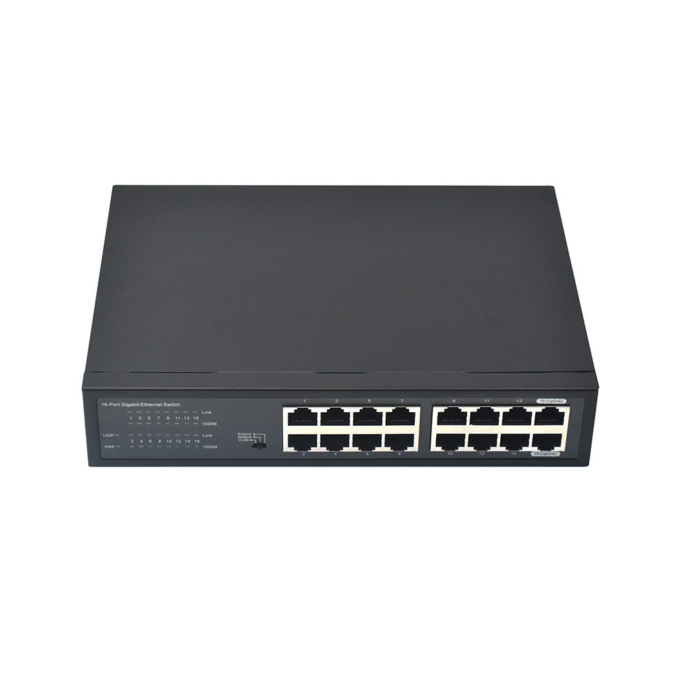 Wanglink Unmanaged Hub Network Switch Gigabit 16 Port Ethernet Switch ...