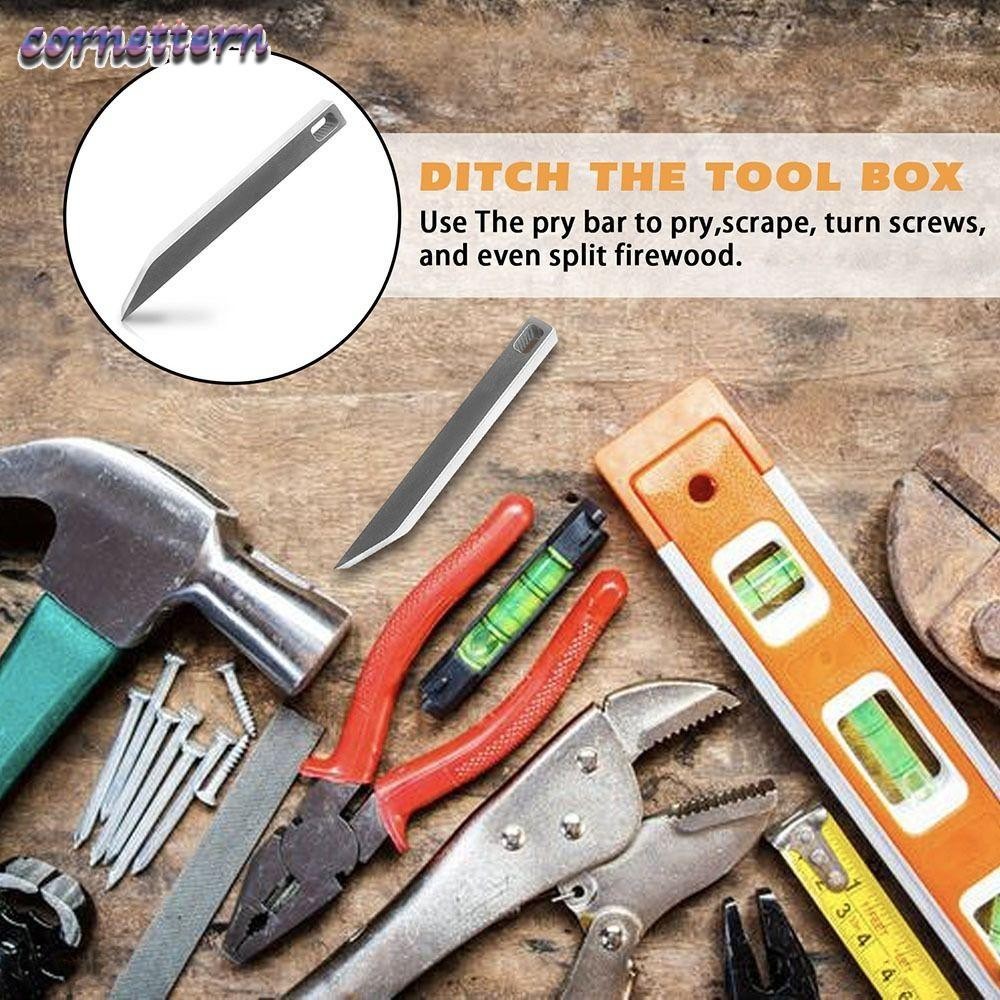Corne Prybar สําหรับคีย์, Multitool Mini Pocket Pry Bar, สแตนเลส Heavy ...