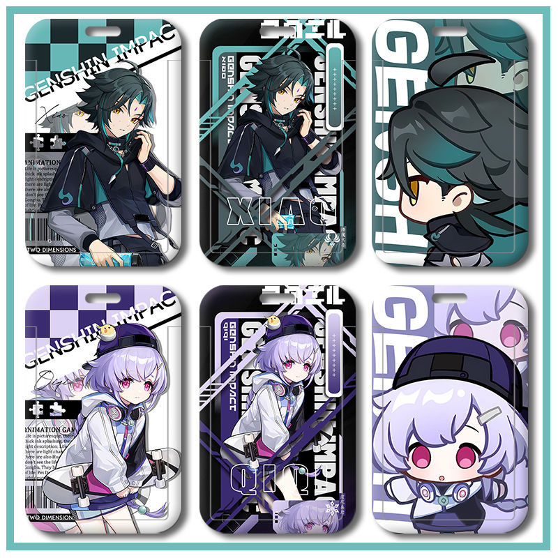 Genshin Impact Xiao Qiqi Ins รุ่นใหม่ Student Campus ID Card Holder MRT ...