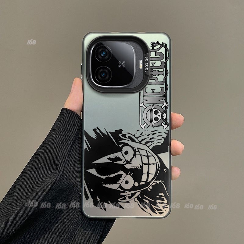 เคส iQOO NEO 10 เคส iQOO Z9 Z10 5G เคส iQOO Z9 Turbo เคสกันกระแทก One Piece ลูฟี่ เคลือบด้าน เคส ...